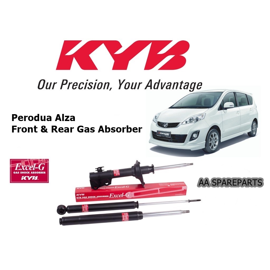 Perodua Alza 1.5 Kyb Absober Gas Front & Rear (Absorber Gas Depan ...