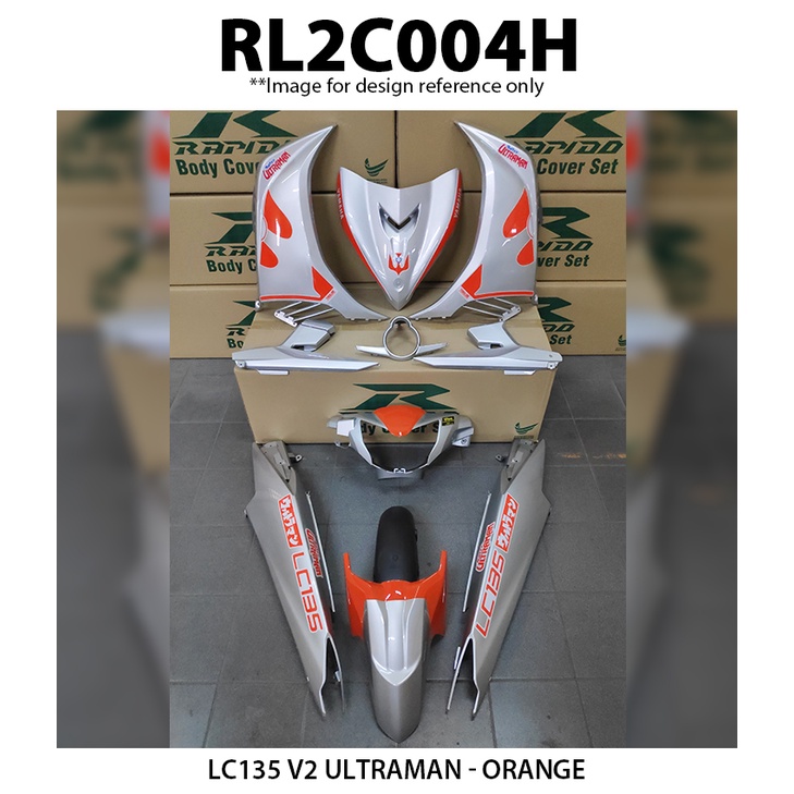 Assembly Cover Set Yamaha LC135 V2 4Speed 4S LCV2 Full set PNP Plug And ...