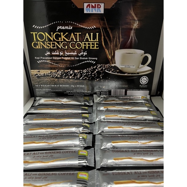 !! READY STOCK !! KOPI ANR TONGKAT ALI PAPAN 20 PAKET | Shopee Malaysia