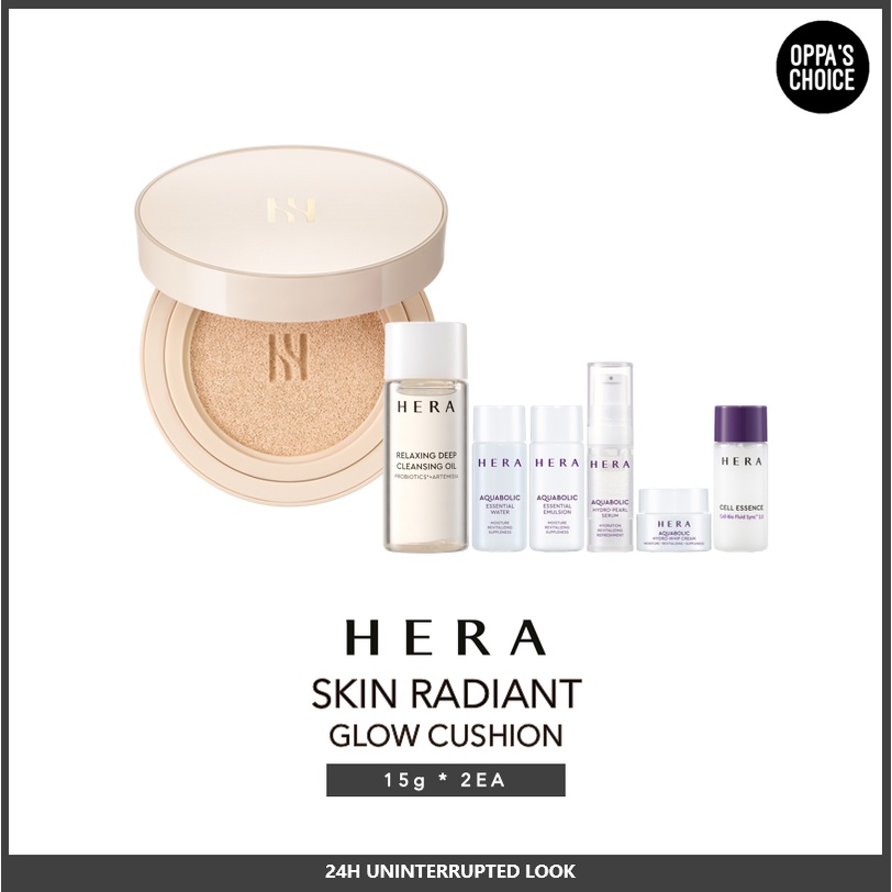 [NEW] 🇰🇷 HERA SKIN RADIANT GLOW CUSHION 15g*2 | Shopee Malaysia
