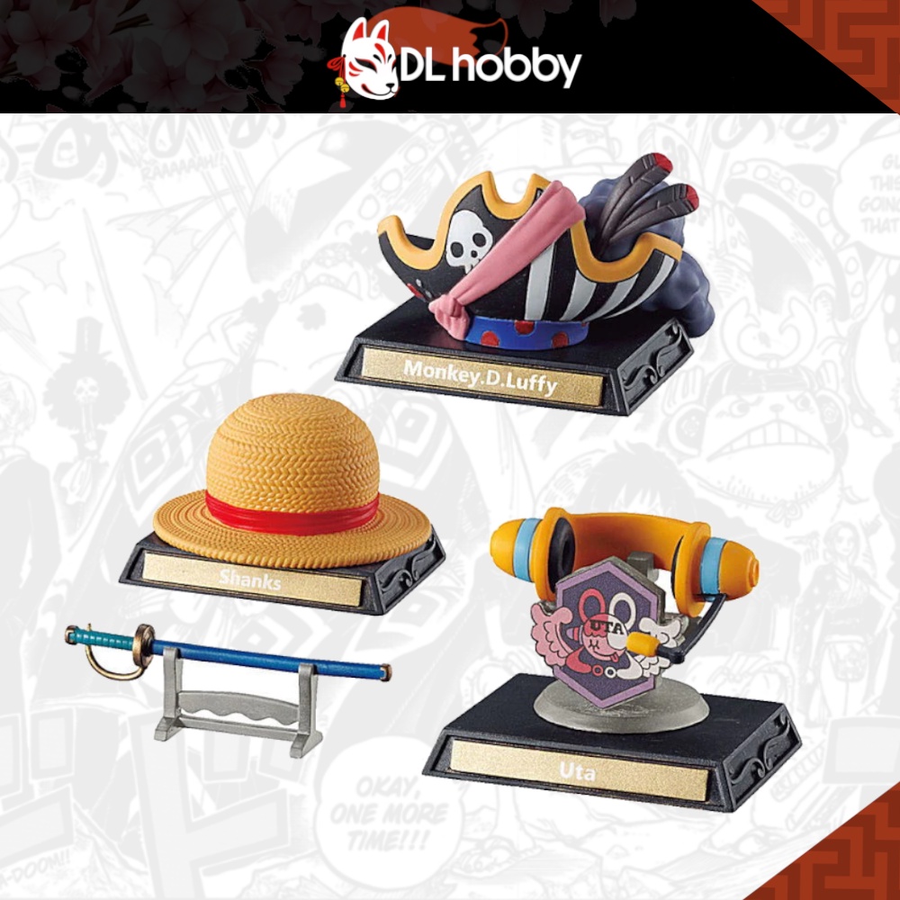 One Piece Weapon and Equipment FIlm Red Uta Headphone Mini Figure ...