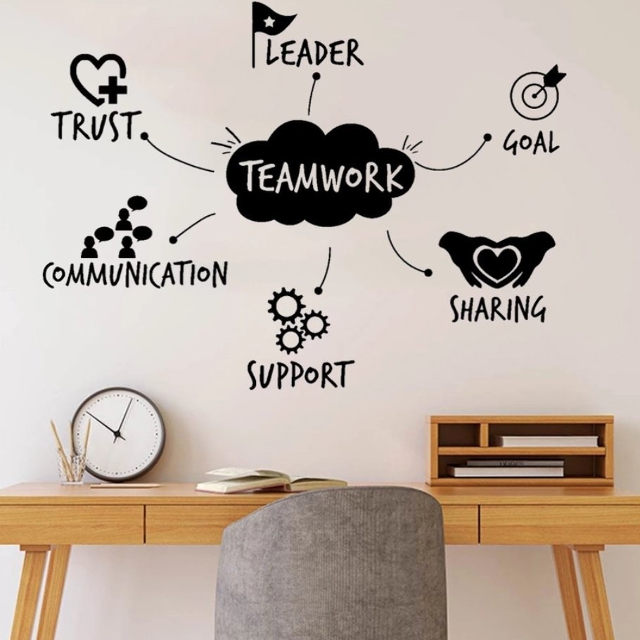 Teamwork Success Concept Strategy Office Background Inspirational ...