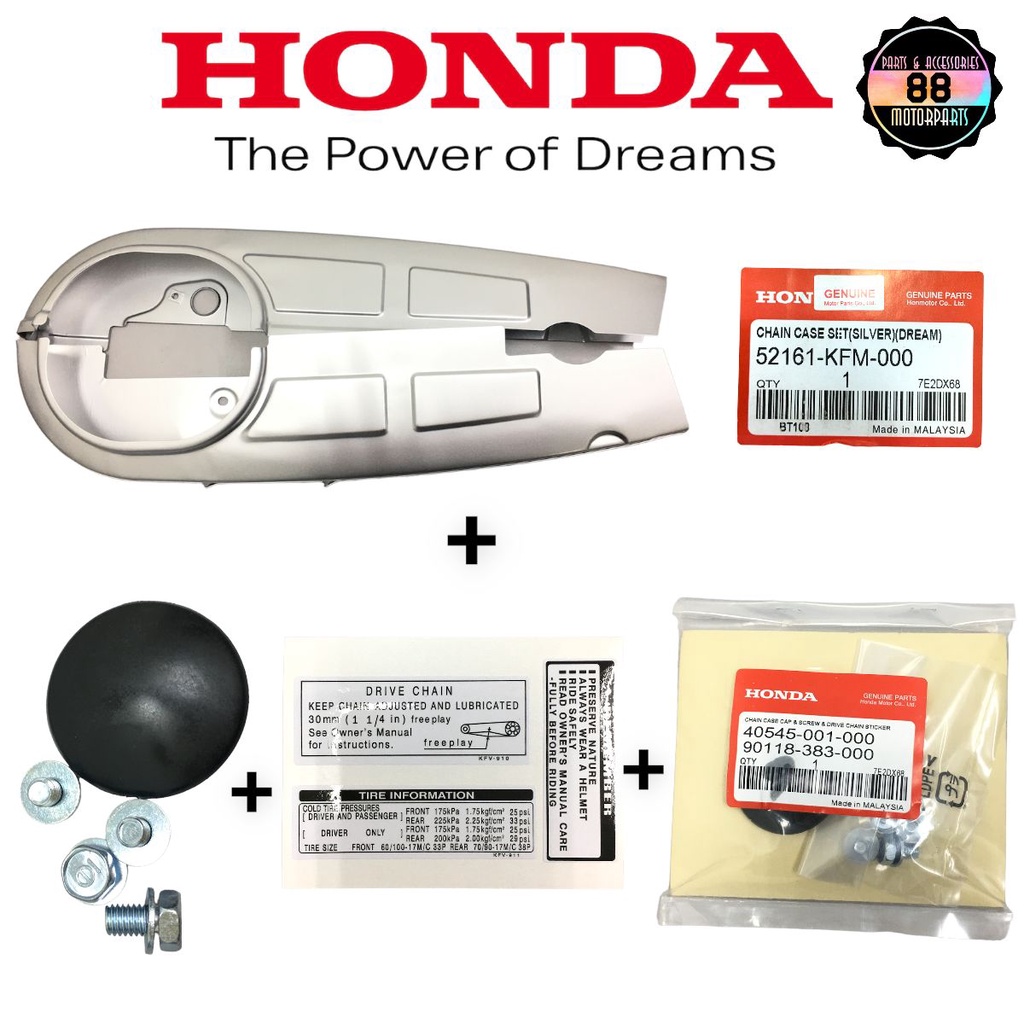 💯 ORIGINAL CHAIN CASE EX5 DREAM EX5 HIGH POWER EX5 CHAIN CASE STICKER ...
