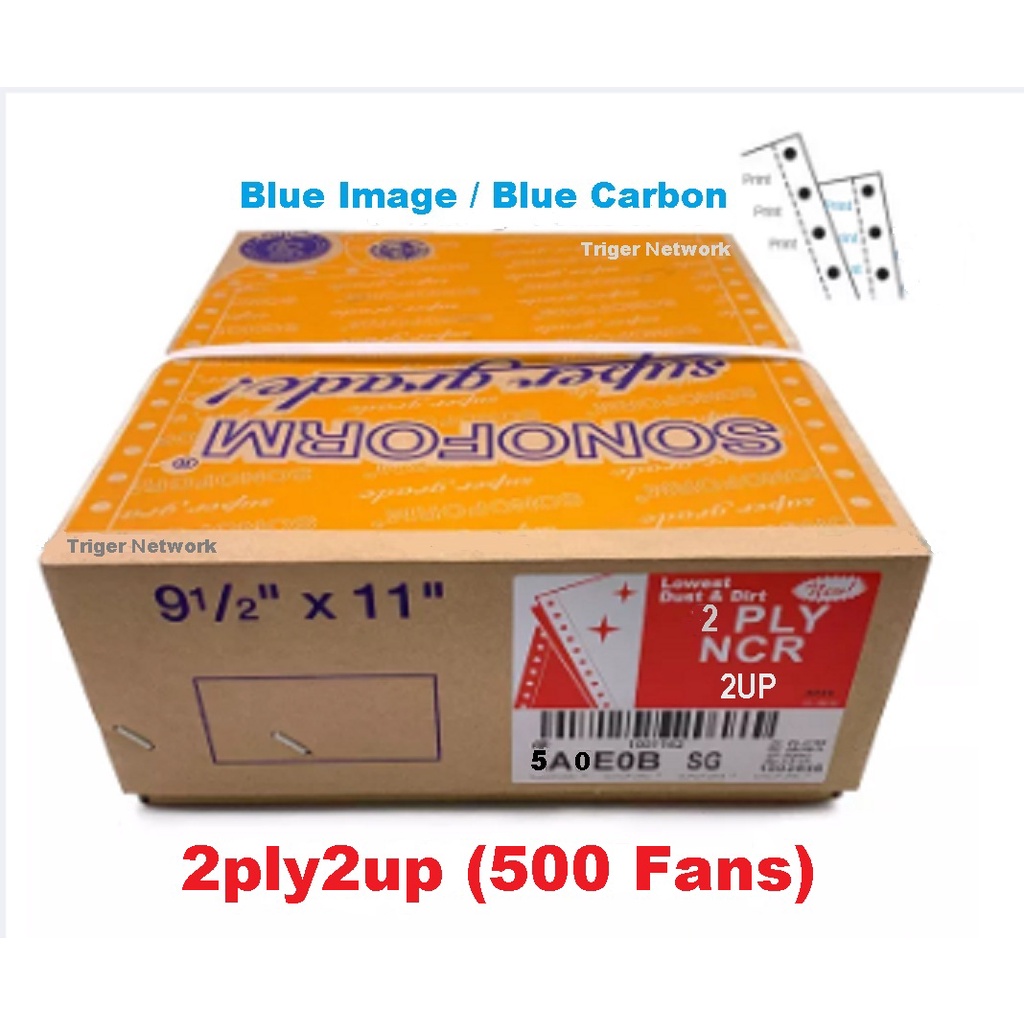 SONO Computer Form 2ply2up 9.5" x 11" (500 Fans) | Shopee Malaysia