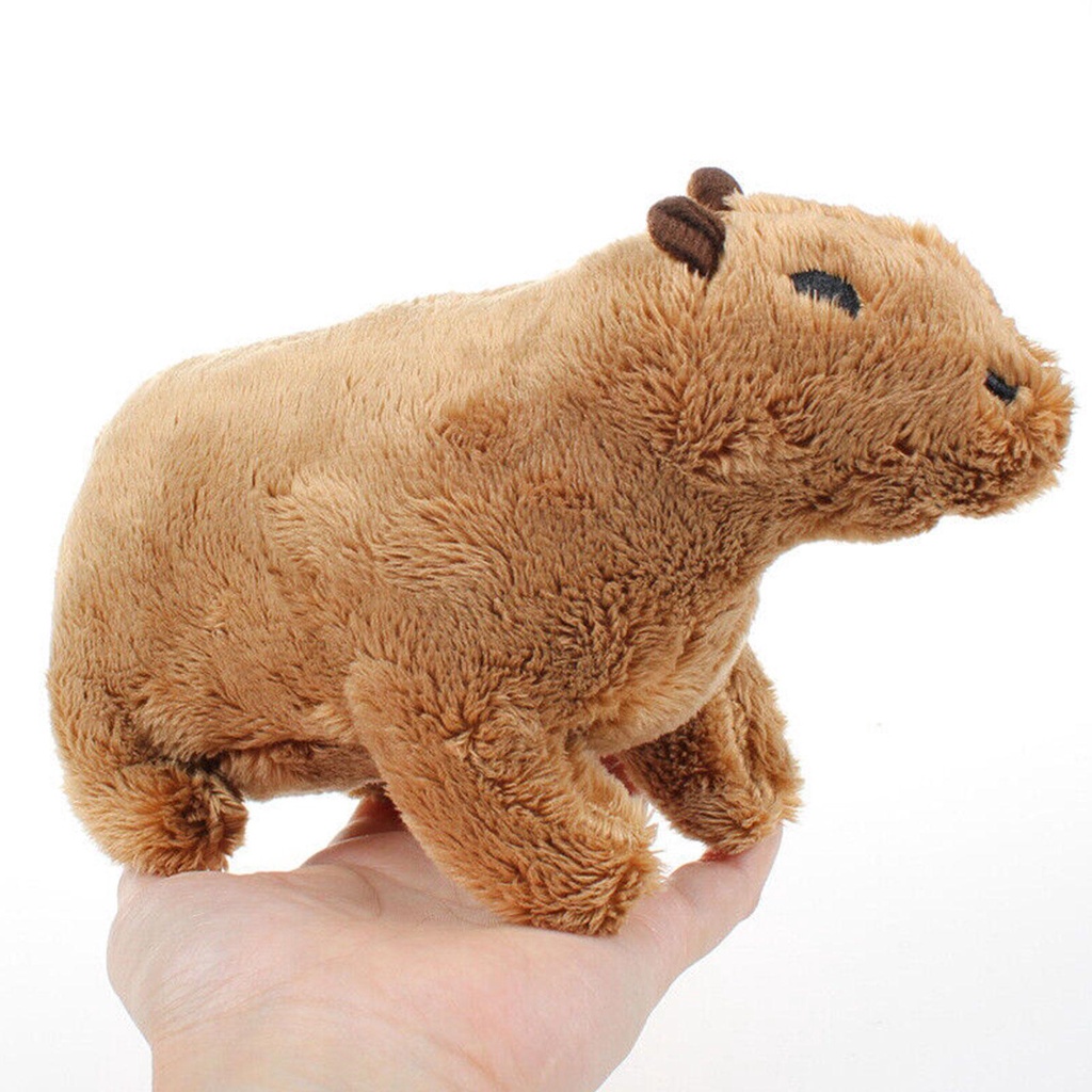 Real Life Fluffty Capybara Plush Toy Cute Capybara Plushie Dolls Wild ...