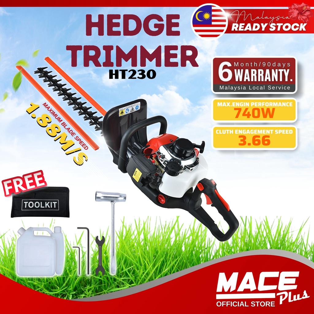 HT230 Hedge Trimmer Petrol Grass Trimmer Mesin Trimmer Mesin Trim Pokok ...