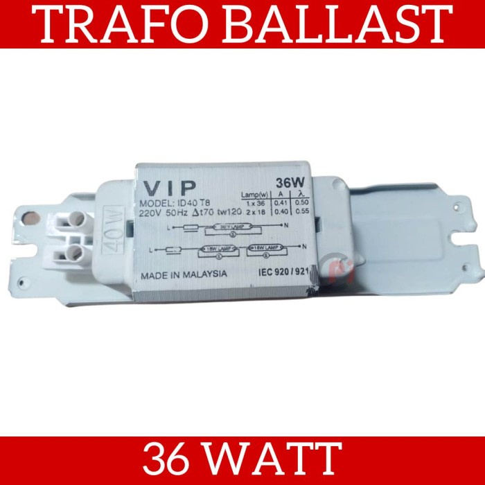 BTA 36W TRAVO TRANSFORMER 36 WATT TL LAMP BALLAST BTA36 40W 40 WATT ...