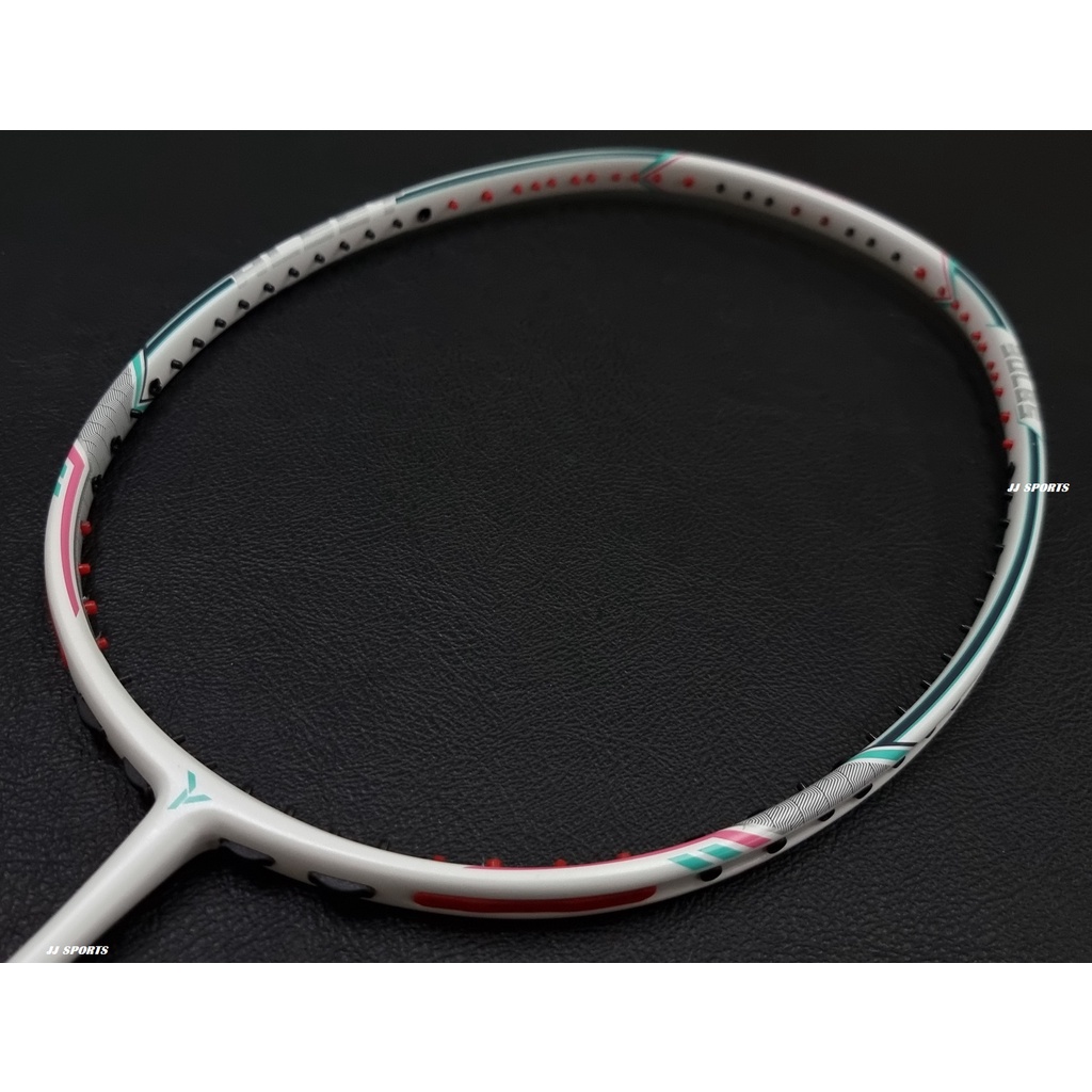 YOUNG ALSET 40 WHITE CYAN (control & speed) Badminton Racket | Shopee ...