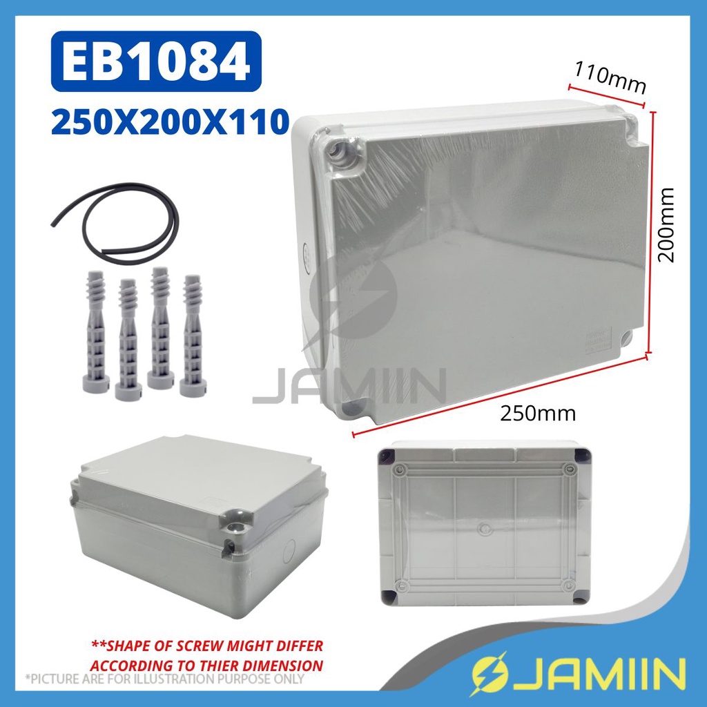 WIREMAN IP56 PVC Enclosure Electrical Junction Box Autogate Box CCTV ...