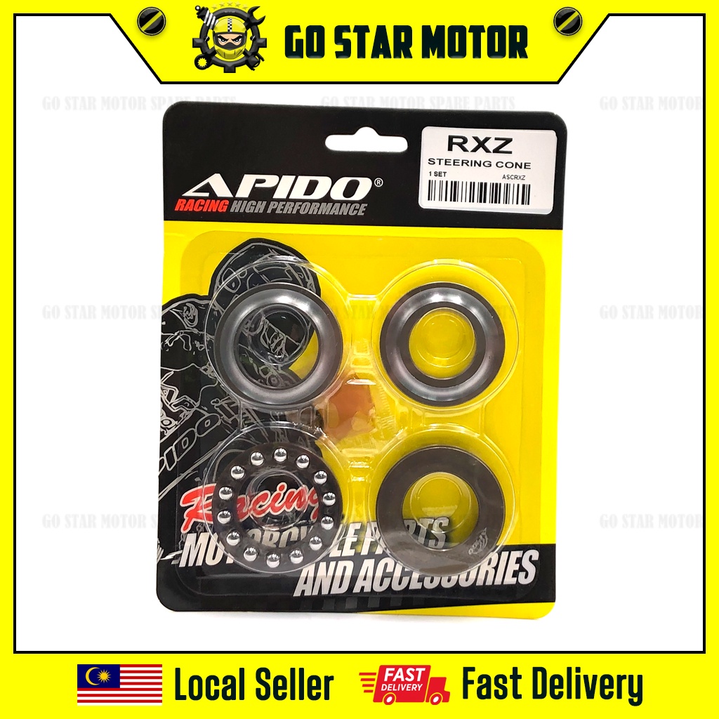 YAMAHA RXZ RXZ135 FZ FZ150 FZ150I C70 GBO GBOJ STEERING CONE SET HANDLE ...