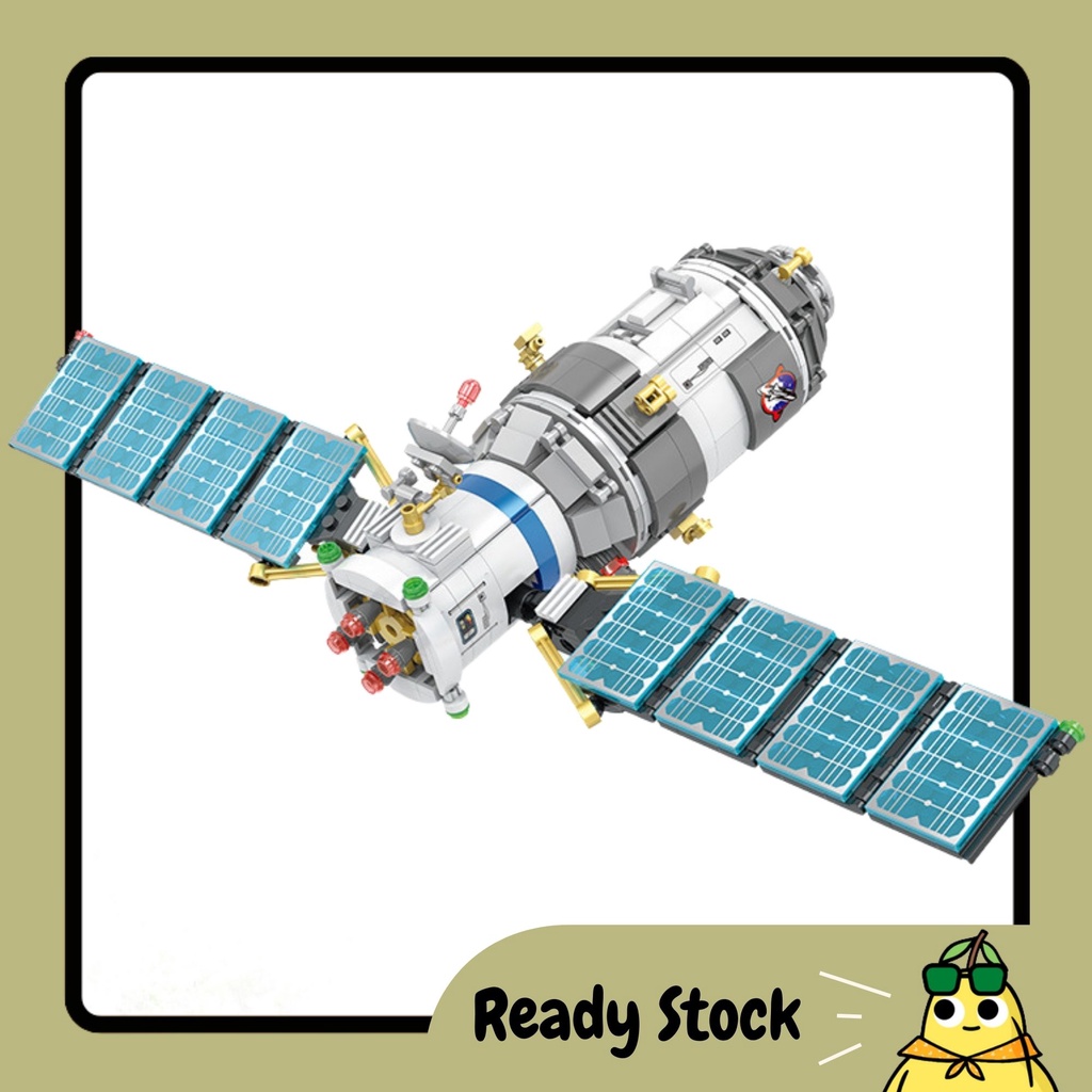 Cogo Space Building Blocks Tiangong Space Station Satellite Children's ...