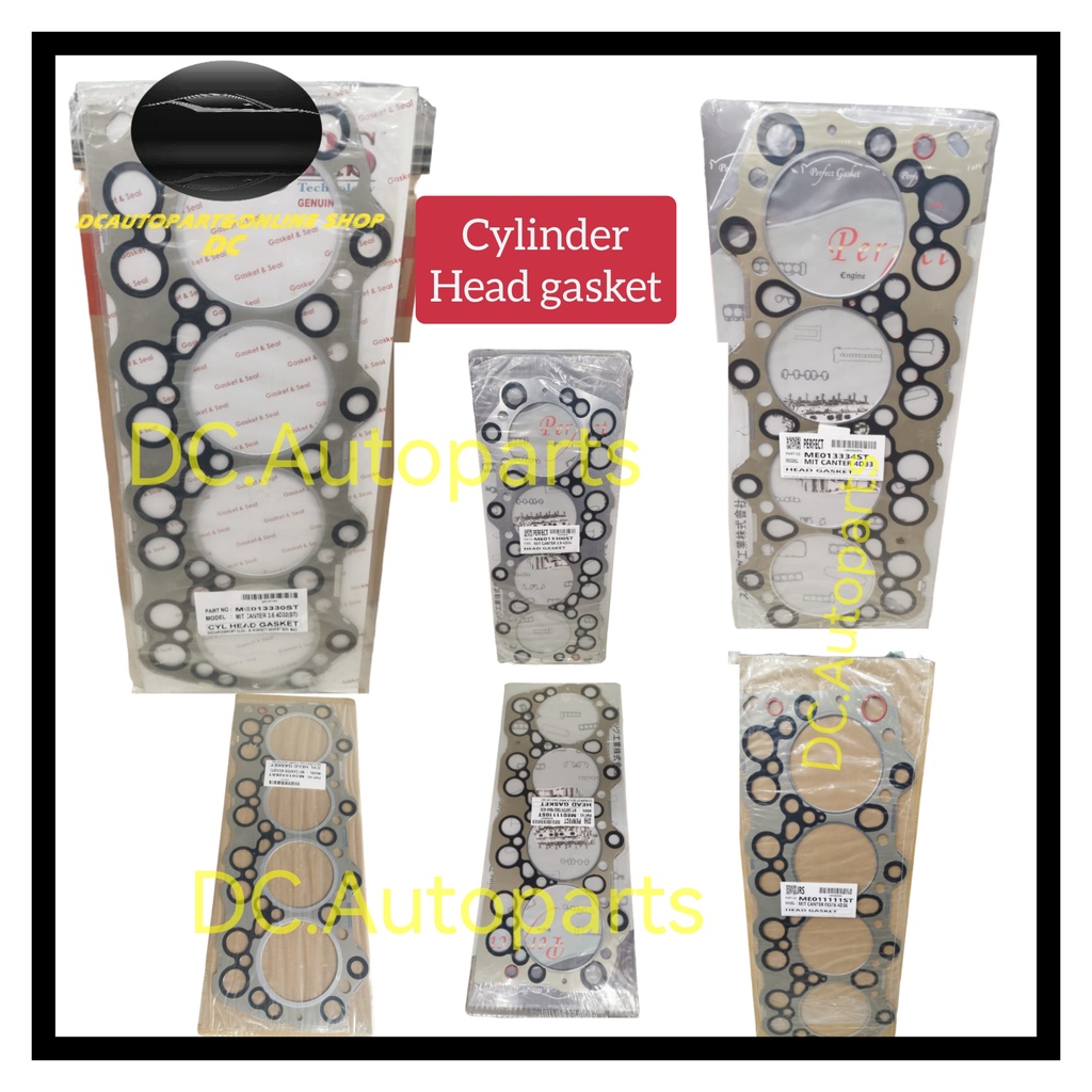 CYLINDER HEAD GASKET CANTER 4D30 4D31 4D32 4D33 4D34 4D35 4D36 ( CARBON ...