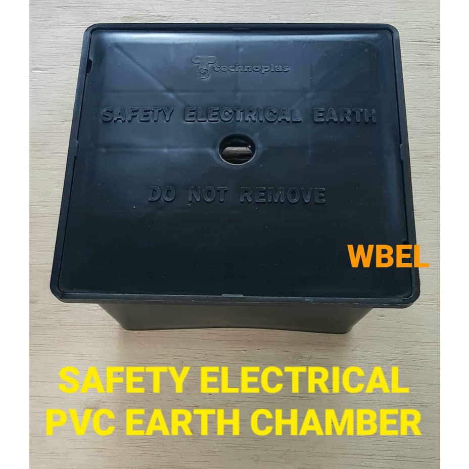 SAFETY ELECTRICAL PVC EARTH CHAMBER (BLACK) | Shopee Malaysia