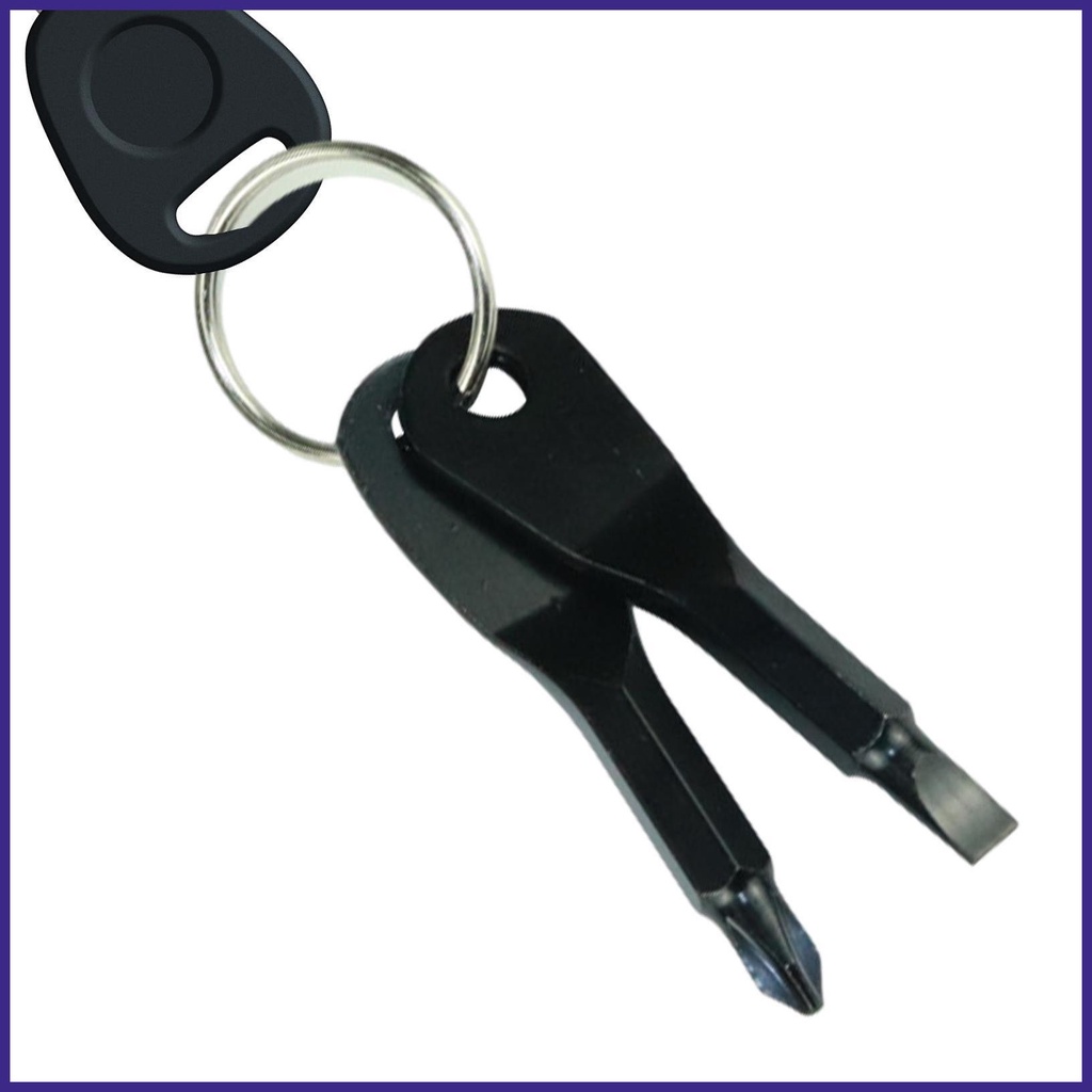 Mini Screwdriver 2-in-1 Screwdriver Set with Flathead and Phillips Bit ...
