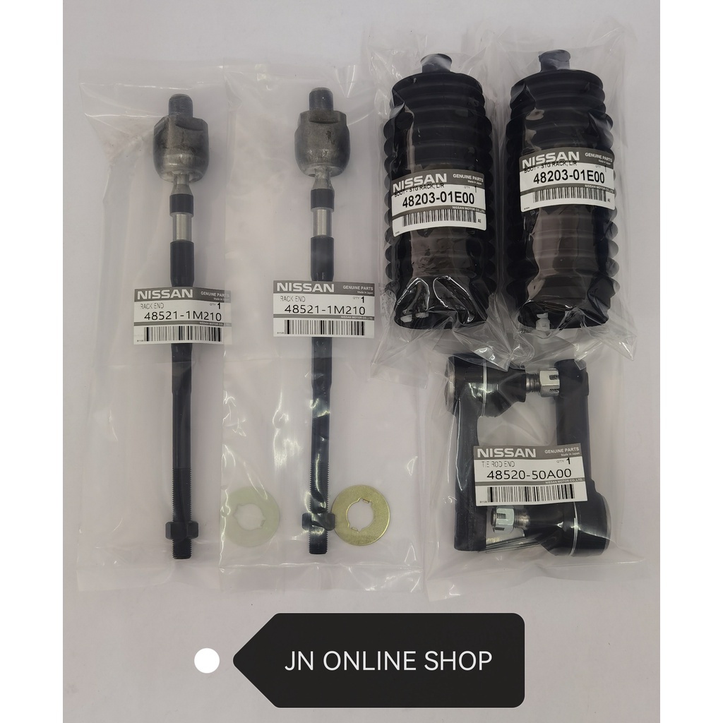 Tie Rod End+Rack End+Steering Boot Cover (Nissan Oem) for Nissan Sentra ...