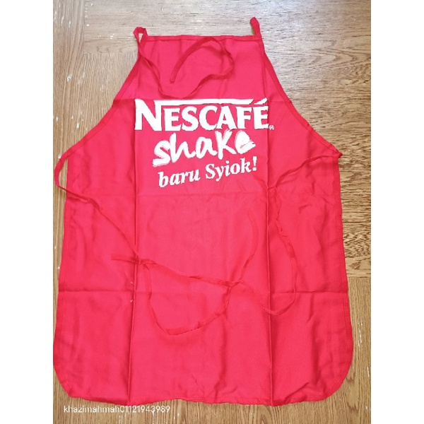 APRON NESCAFE SHAKE.. | Shopee Malaysia