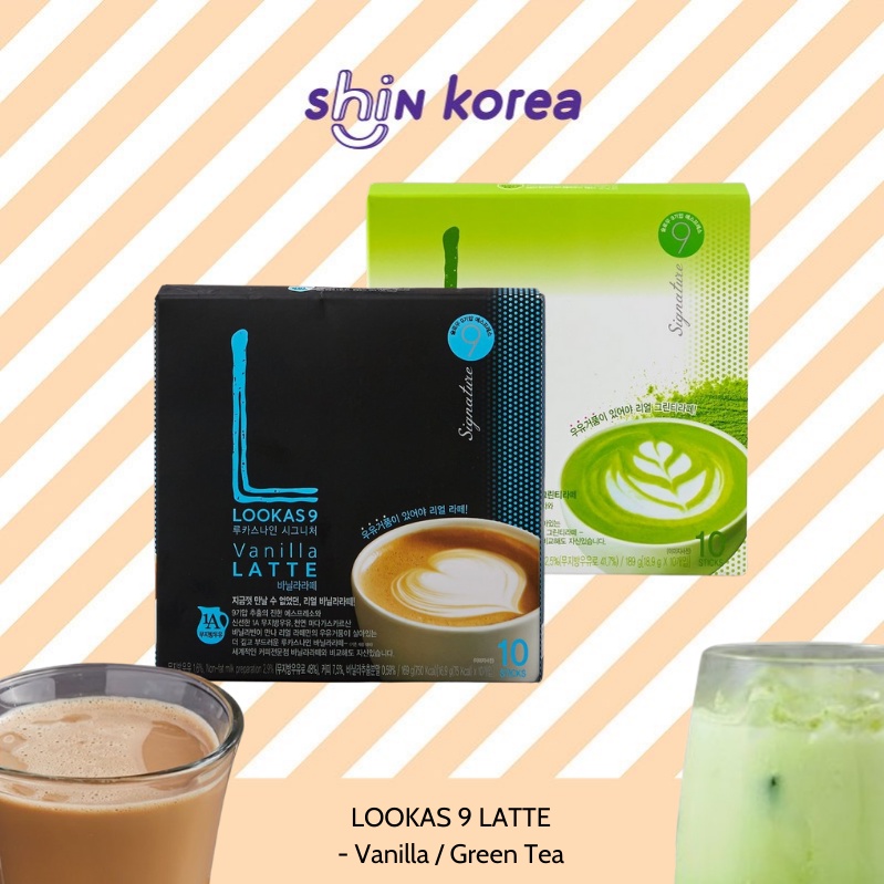 Lookas 9 Latte (Vanilla / Greentea) | Shopee Malaysia
