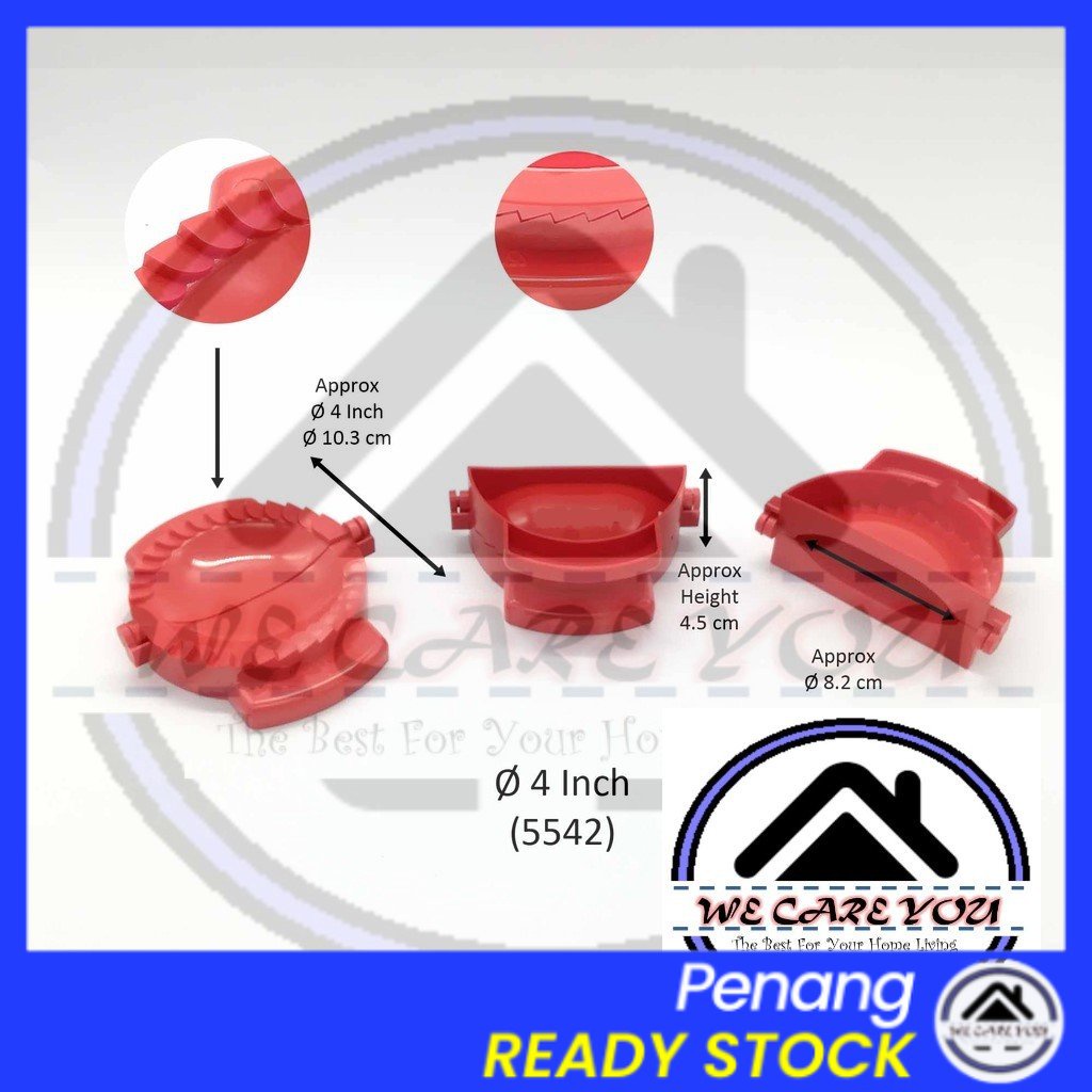 Wecareyou20 4INCH Curry Puff Mould Dumpling Mold Maker Dough Press ...