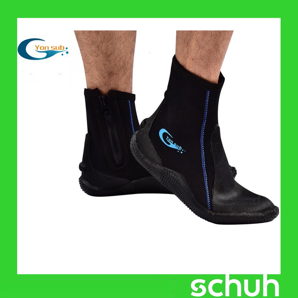 Yon Sub Wetsuit Boots - Neoprene 5mm Snorkeling Surfing Shoes Swimming ...