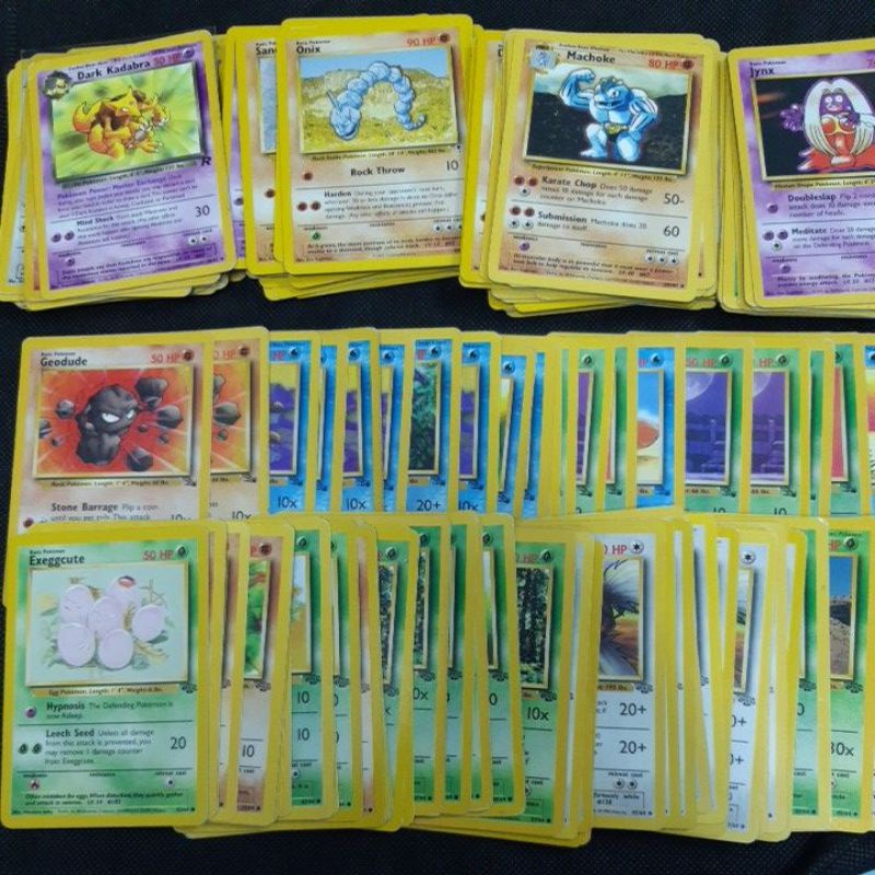 Pokemon Card TCG: Vintage Card: Base Set/ Neo Genesis/ Neo Discovery/ Jungle/ Fossil/ Moderate ...