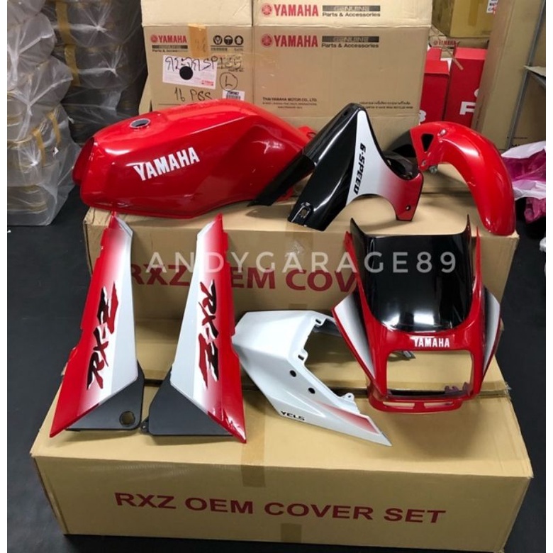 OEM BODY COVER SET RXZ 135 BOSCH MILI MODEL 7 DVC PURPLE / DBC BLUE ...