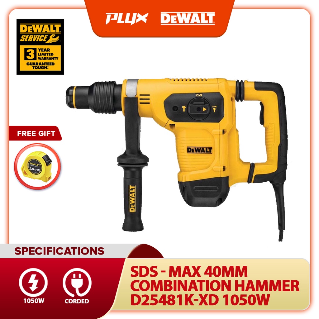 Dewalt D25481K-XD MAX ROTARY HAMMER 40MM | Shopee Malaysia