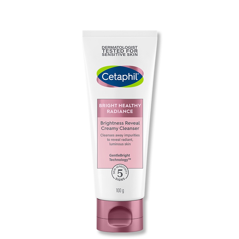 Cetaphil Bright Healthy Radiance Brightness Reveal Creamy Cleanser 100g ...
