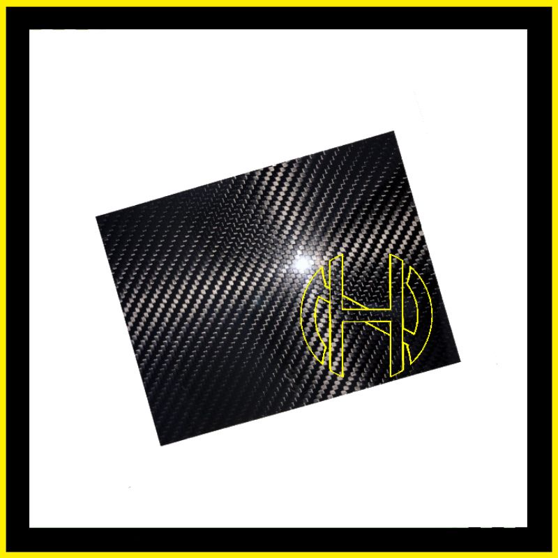 Papan Plate Carbon Fiber Kevlar Motorcycle Plate Papan Number Plate ...