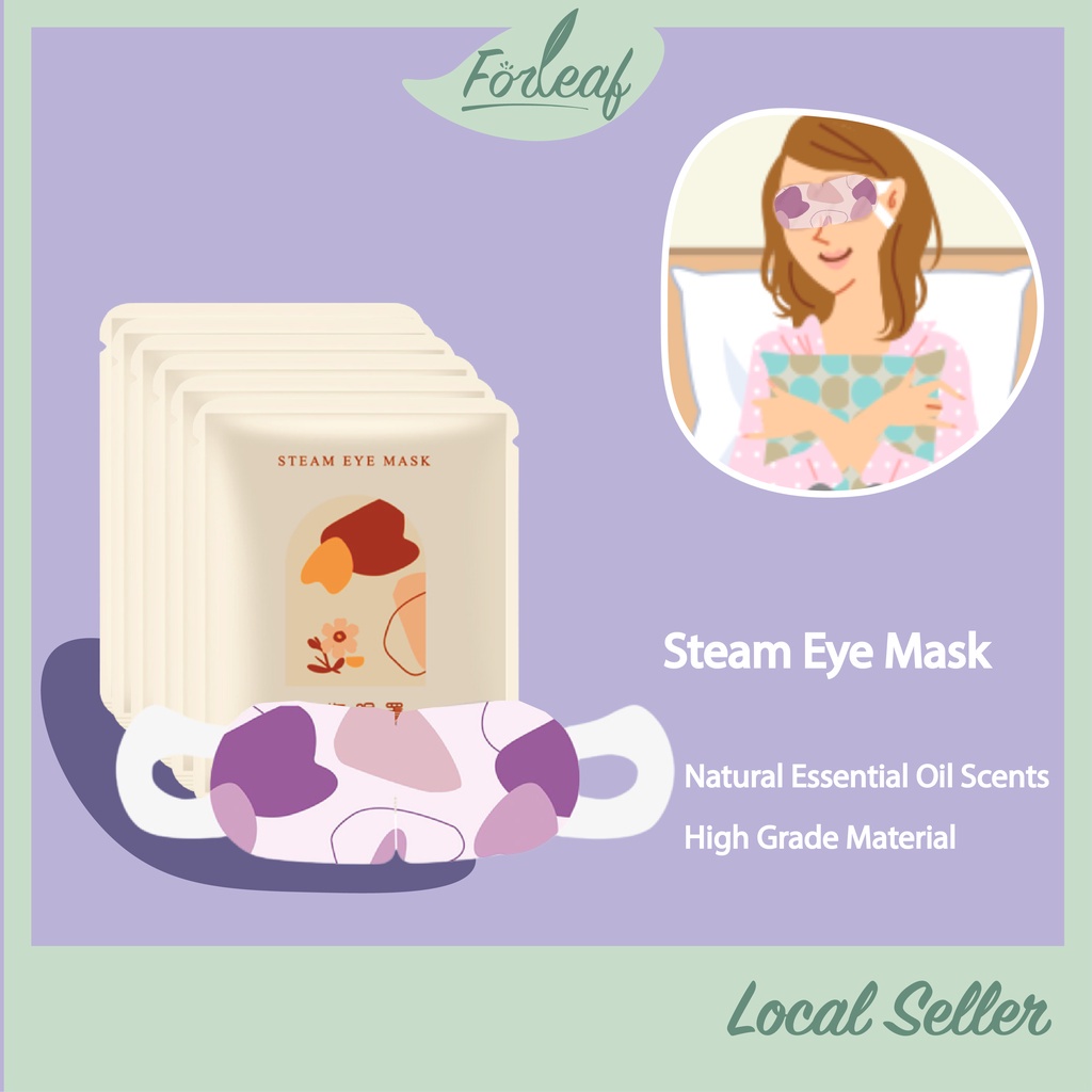 Forleaf Steam Eye Mask Sleeping Disposable Eyepatch Warm Eyeshade ...