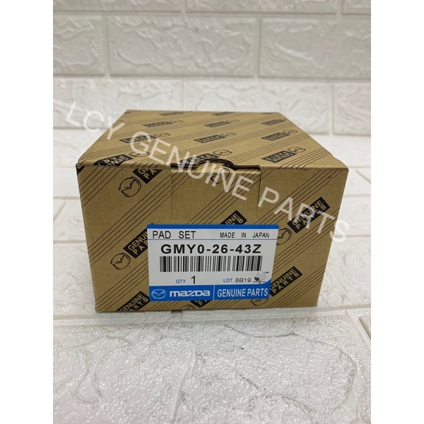 MAZDA 6 SKYACTIV (ELECTRIC HANDBRAKE) BRAKE PAD (REAR) (GMY0-26-43Z ...