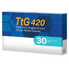 4-MEN CAPSULE (TTG420) (Tribulus Tongkat Ali and Gingko Biloba) 30s ...