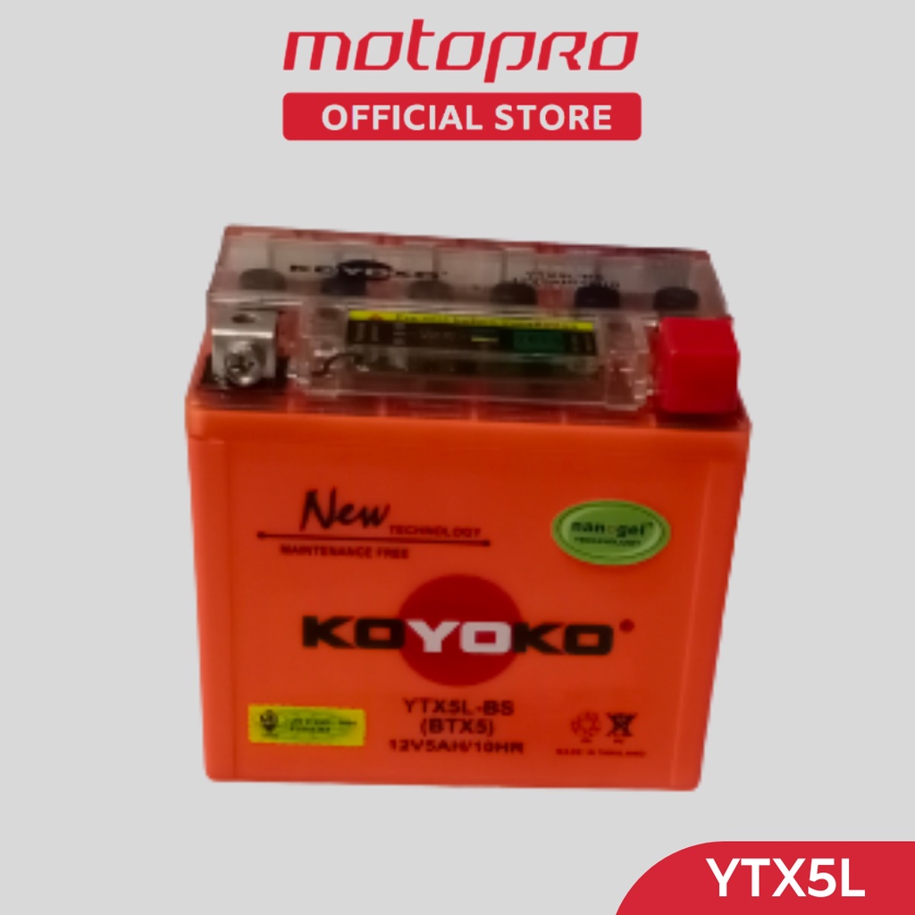 KOYOKO Motorcycle Lithium Battery Batteri Motor Moto Charge 6N4-2A-4 ...