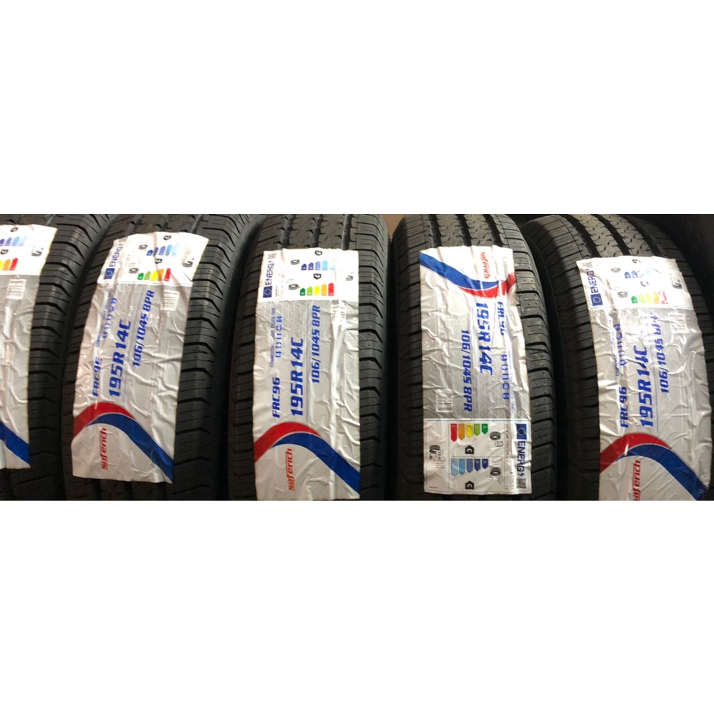 195R14 195 14 SAFERICH car tyre tire kereta tayar van tayar Wheel Rim ...