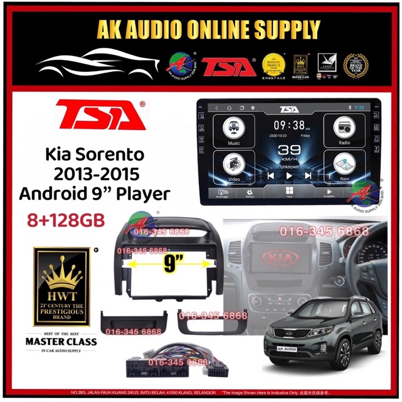🎁Free AHD Camera 🎁 8Ram + 128GB 4G DSP Carplay TSA Kia Sorento 2013 ...