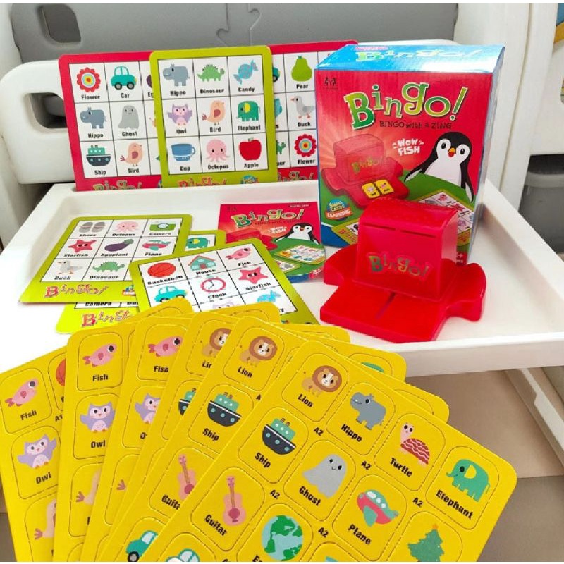 Early Learning BINGO Game Intellect game Number Sight Words Bingo Board ...