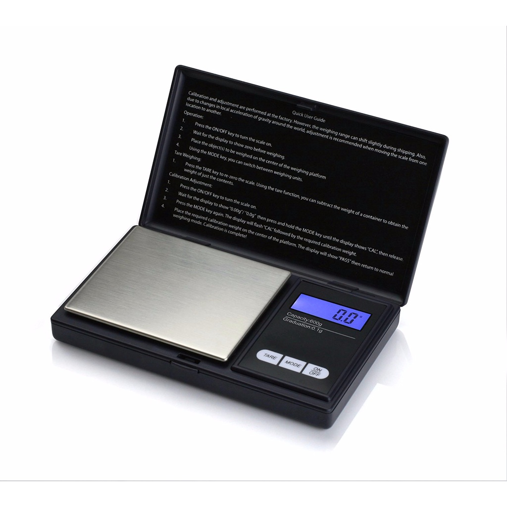 MY Ready Stock 100g/0.01g 500g/0.01g Mini Scale Timbang Digital Pocket Scale / Digital Weighing ...