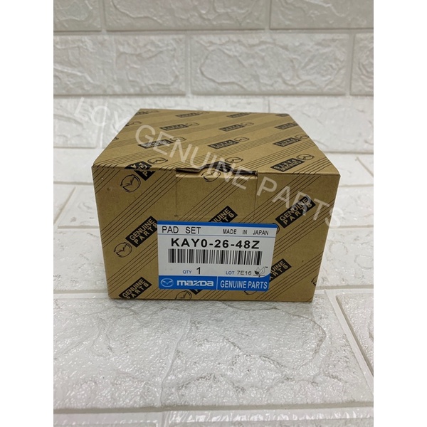 MAZDA CX5 (ELECTRIC HANDBRAKE) BRAKE PAD (REAR) (KAY0-26-48Z) | Shopee ...