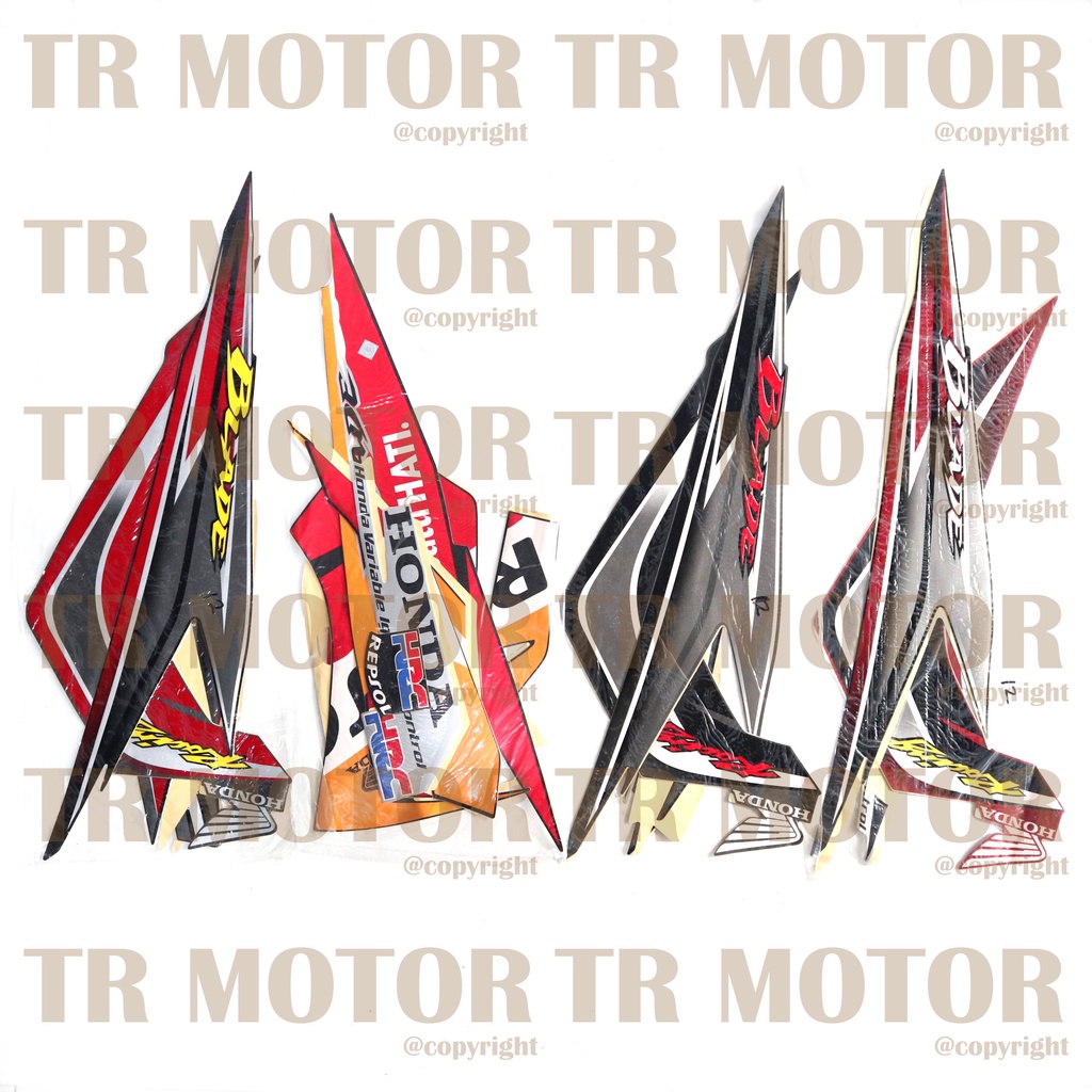 Sticker Motor Blade New 2012 Sticker Striping Lis Full Set Motor ...