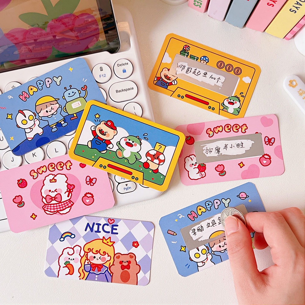 DIY Creative Homemade Lucky Scratch Fun Student Rewards Handwritten ...
