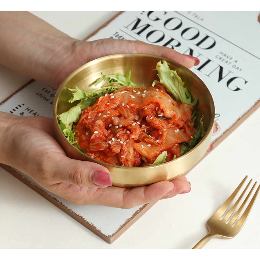 Korean Stainless Steel Banchan Plate | Korean Side Dish Plate | Kimchi ...