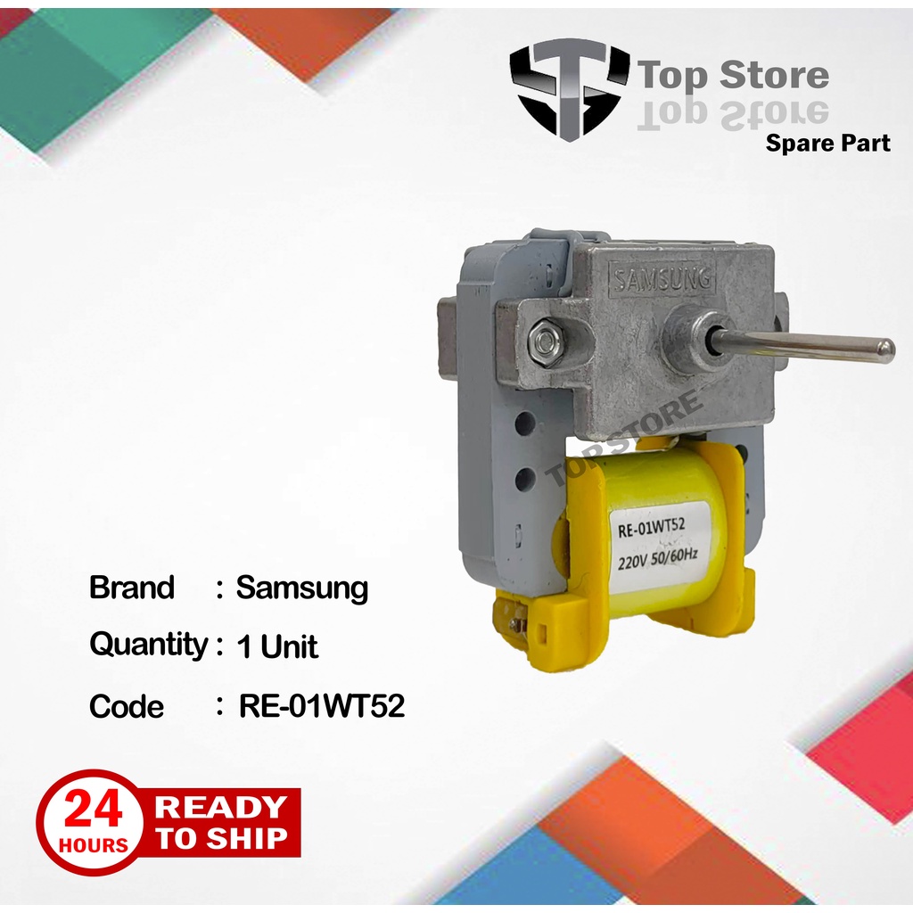 Samsung RE-01WT52 Refrigerator Fridge Fan Motor | Shopee Malaysia