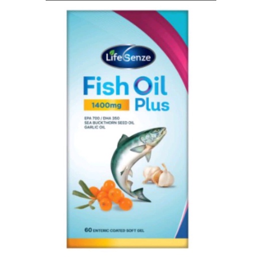 HLP Lifesenze Fish Oil 1400mg Plus (60’s) Expired : 23 JAN 2025 ...