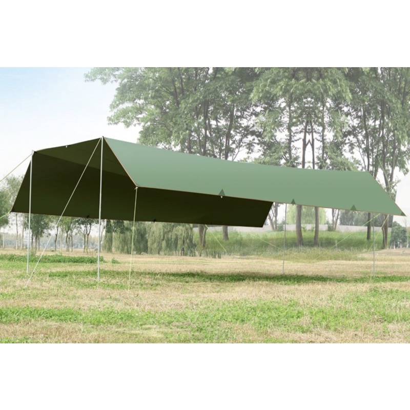 big flysheet besar flysheet 6x8 silver coating fit khemah unta camel ...