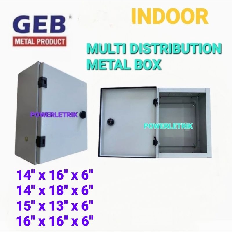 GEB METAL MULTI DISTRIBUTION BOX METAL MULTI BOX ELECTRICAL SWITCH BOX ...