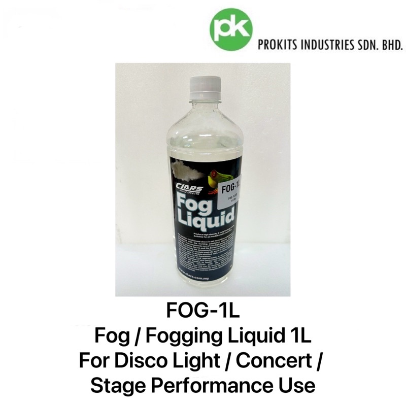 CLARS FOG-1L Fog / Fogging Liquid 1L For Disco Light / Concert / Stage ...