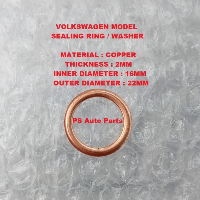 Volkswagen Engine Oil Drain Plug Washer Volkswagen Seal Ring For Oil ...
