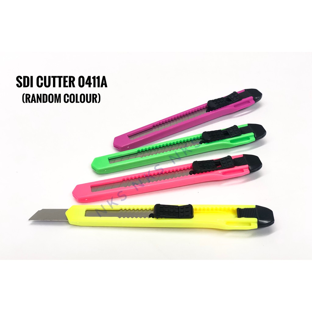 SDI CUTTER KNIFE (S) 0411A (ORIGINAL) (RANDOM COLOUR) | Shopee Malaysia