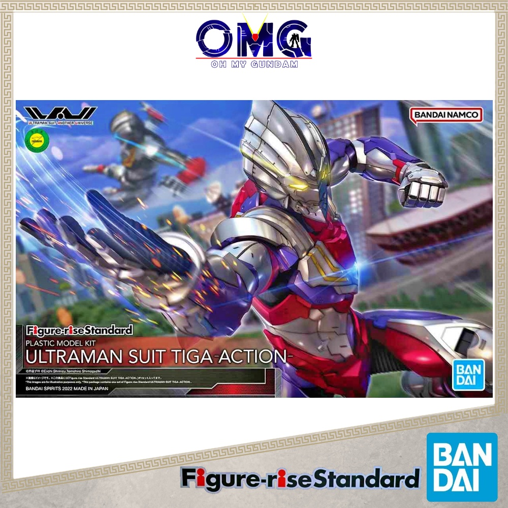 Bandai Figure-rise Standard 1/12 Ultraman Suit Tiga Action 62076 Figure ...