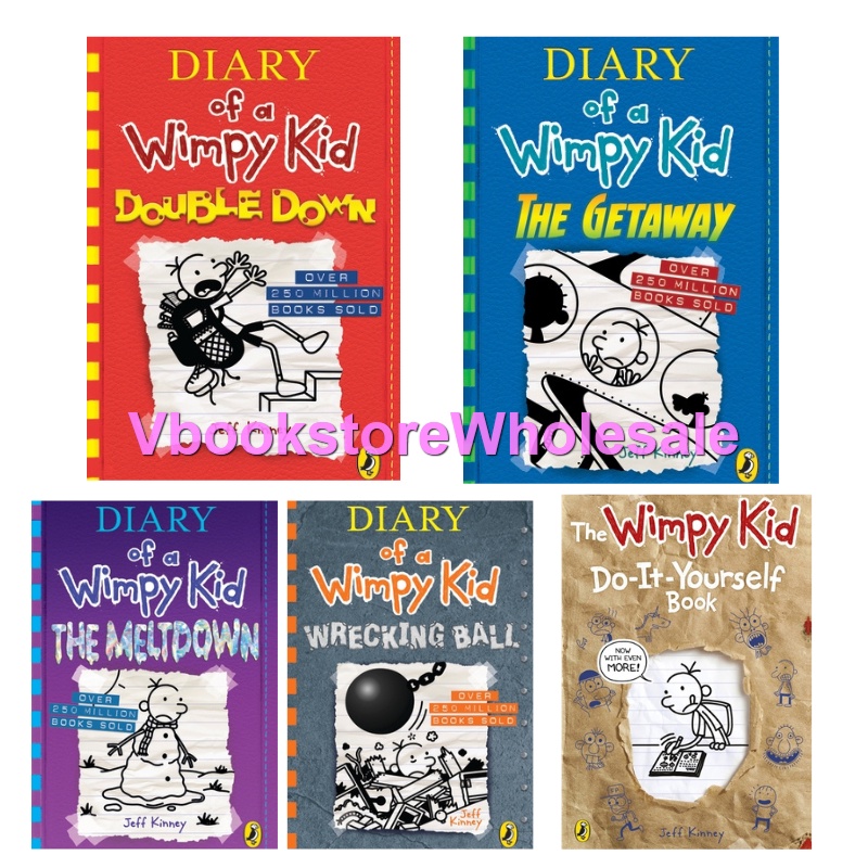 DIARY OF A WIMPY KID STORYBOOK SERIES (11,12,13,14,15) @JEFF KINNEY ...