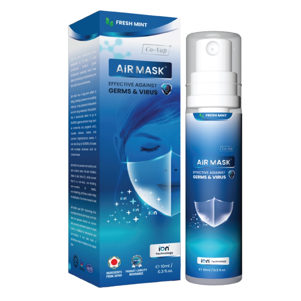 Co-Vap AiR MASK Spray | Prevent Influenza, Covid and Common Illness ...